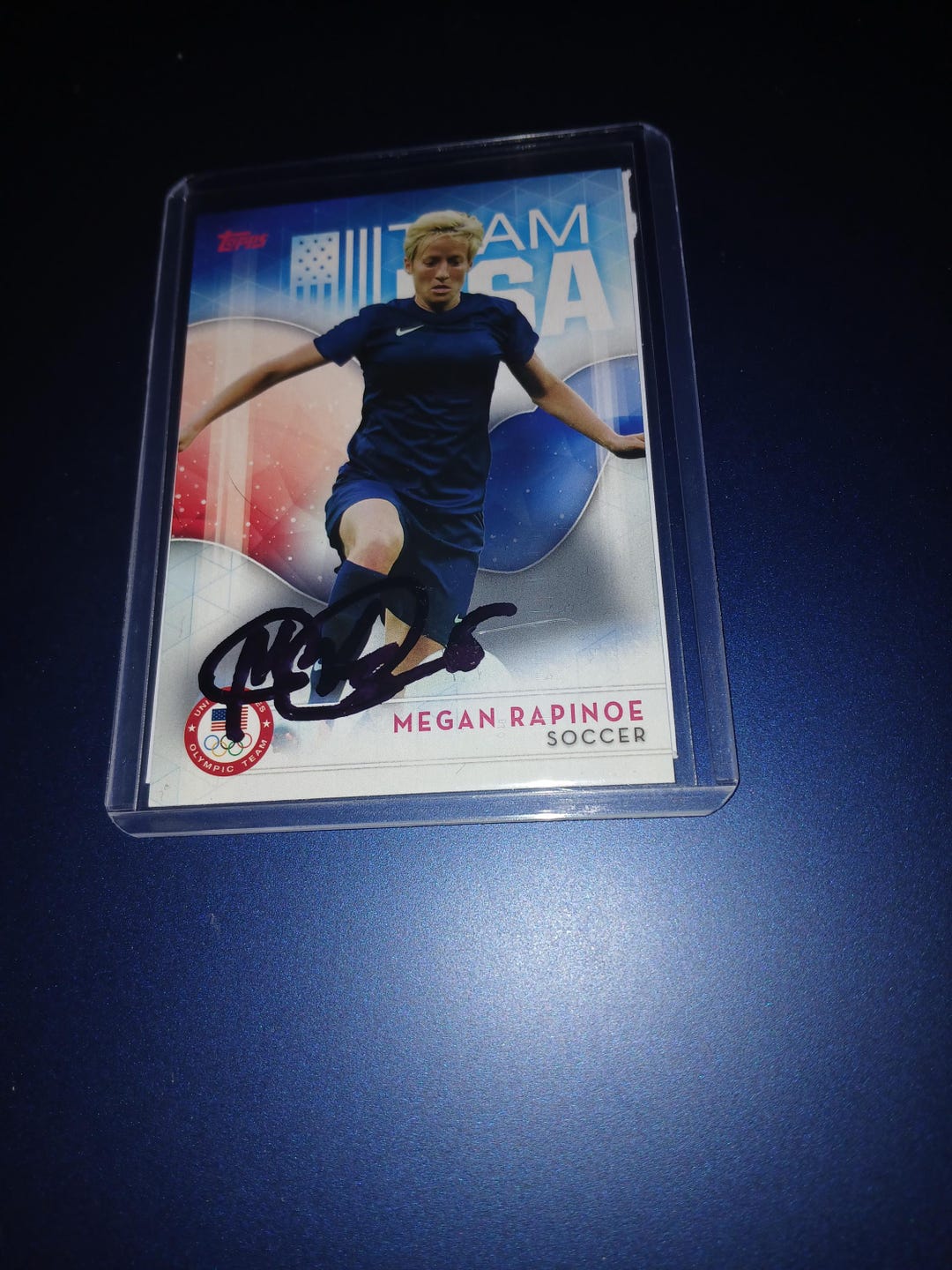 Megan Rapinoe Autographed Card With Coa - Etsy