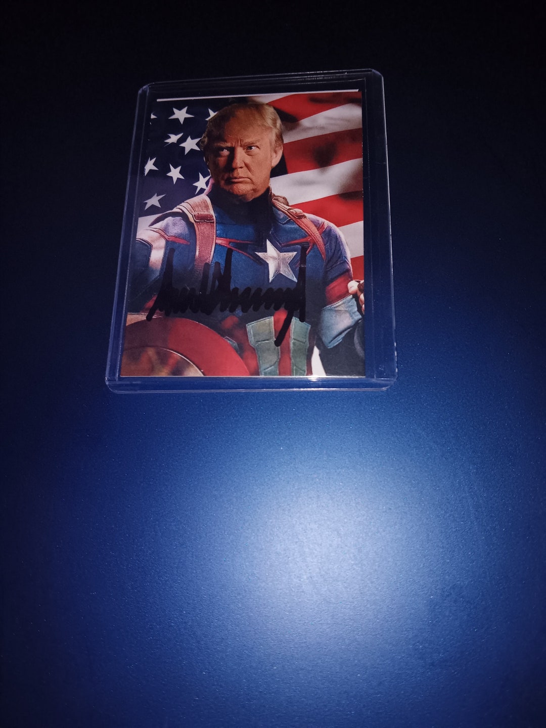 Donald Trump Autographed Card With Coa - Etsy