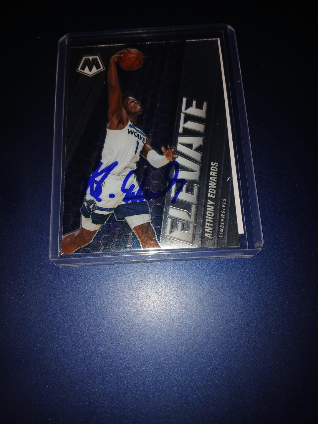 Anthony Edwards Autographed Card With COA - Etsy