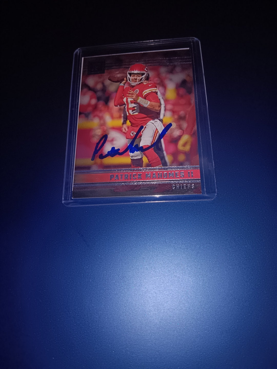 Patrick Mahomes Autographed Card With Coa - Etsy