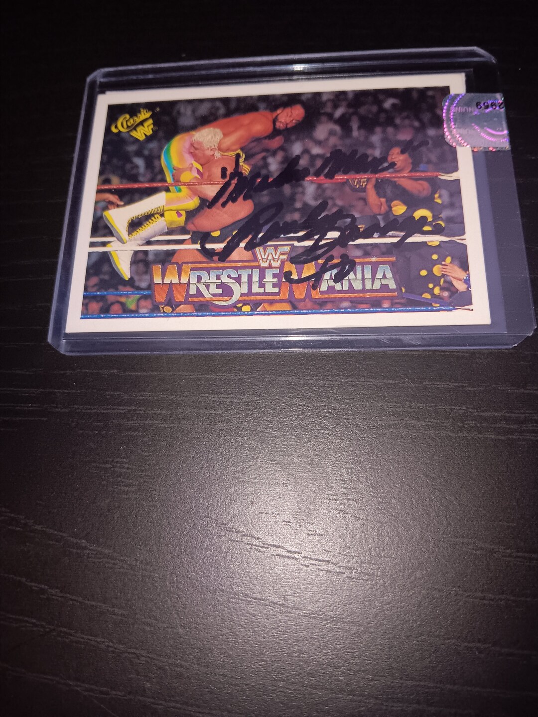 Macho Man Randy Savage Autographed Card With Coa - Etsy