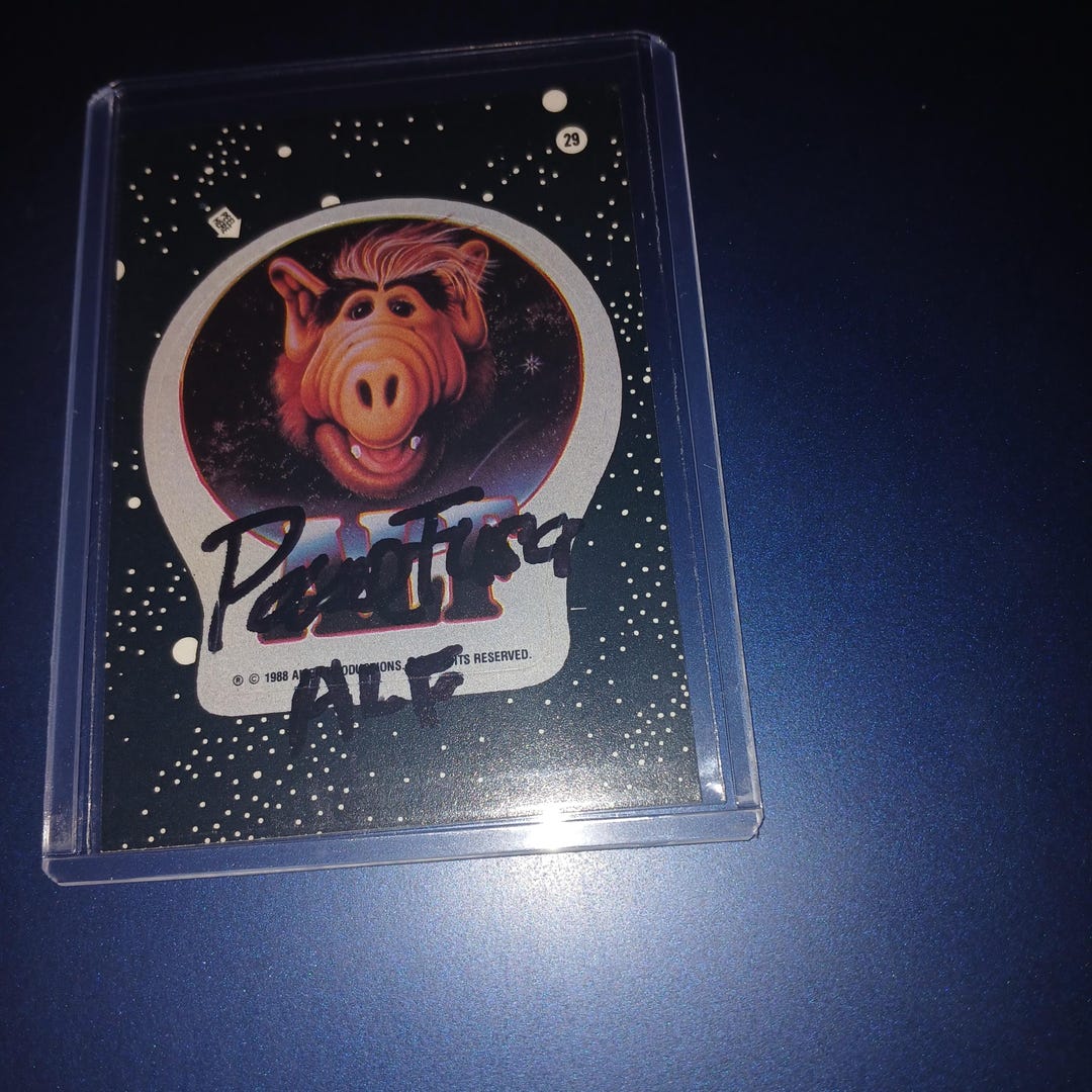 Paul Fusco Autographed Alf Card With Coa - Etsy