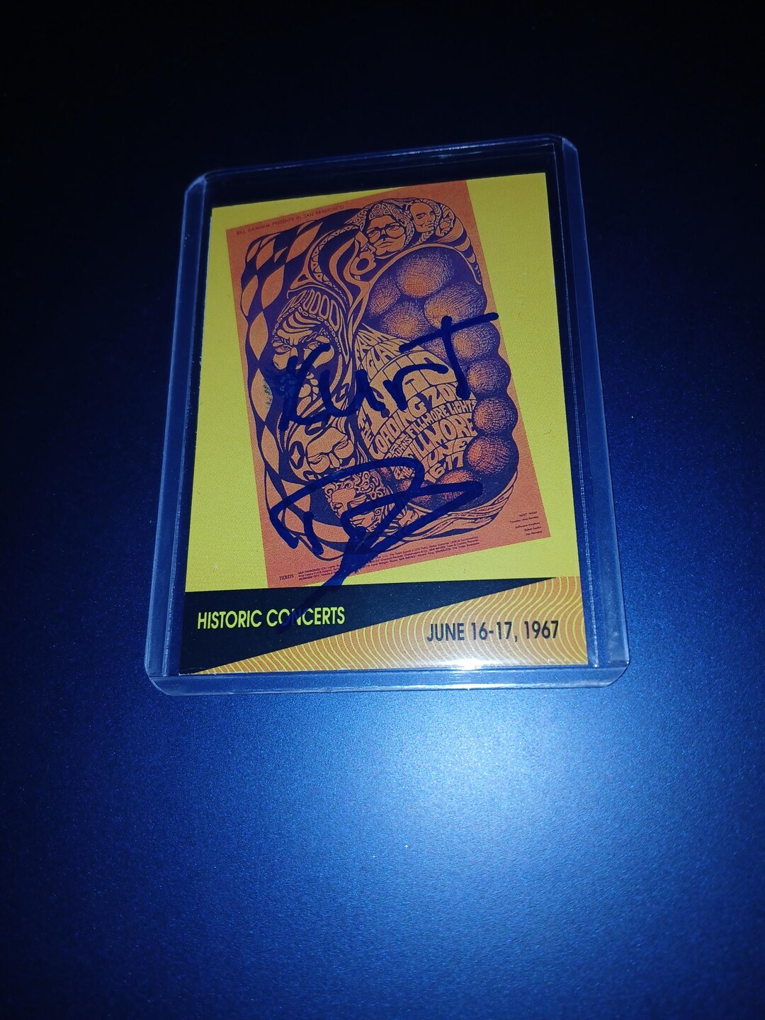 Kurt Cobain, Dave Grohl Autographed Card With Coa - Etsy