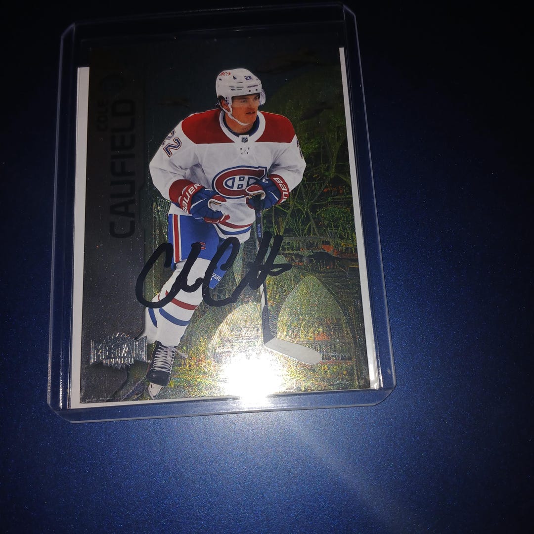 Cole Caufield Autographed Card With Cert - Etsy