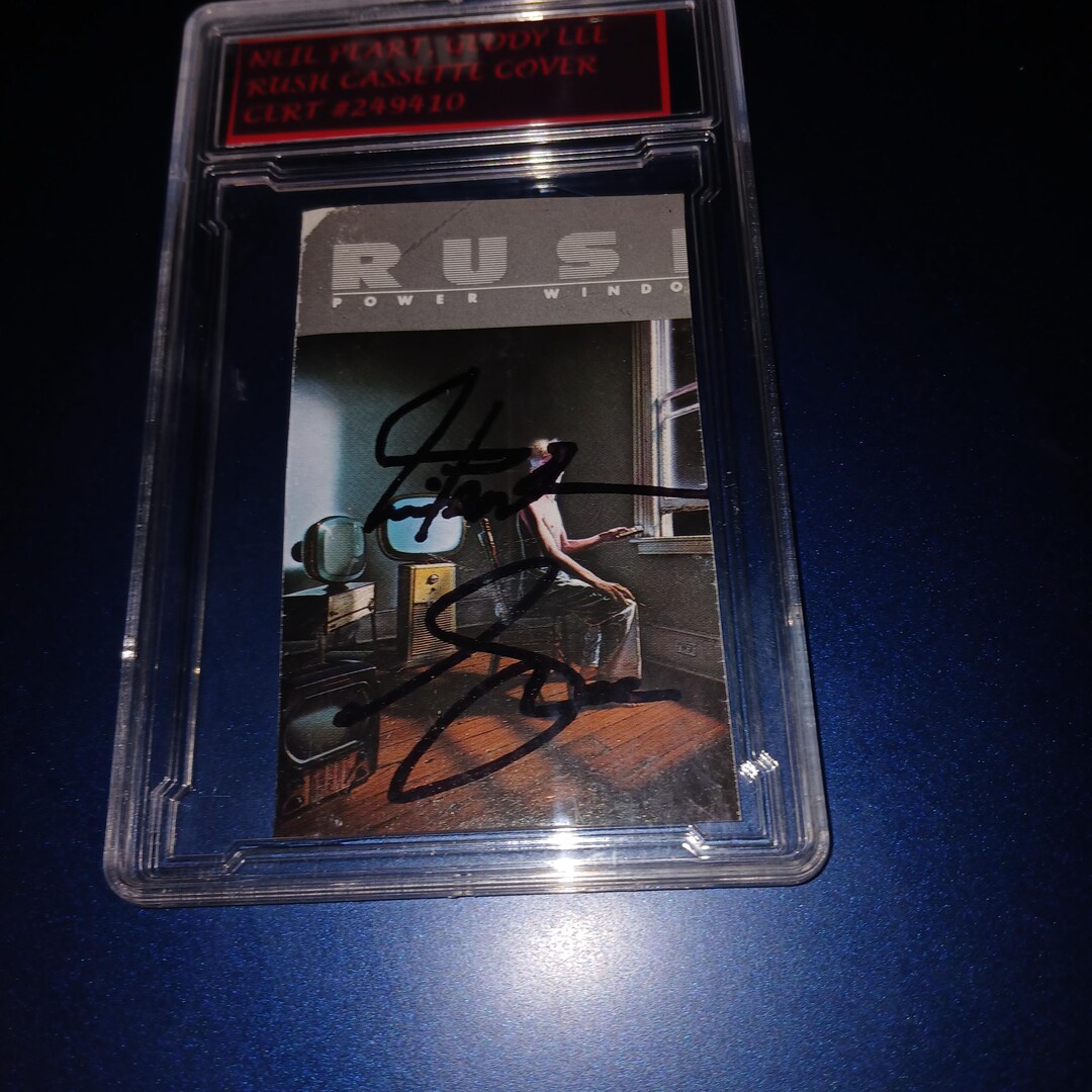 Geddy Lee, Neil Peart Autograph With Cert - Etsy