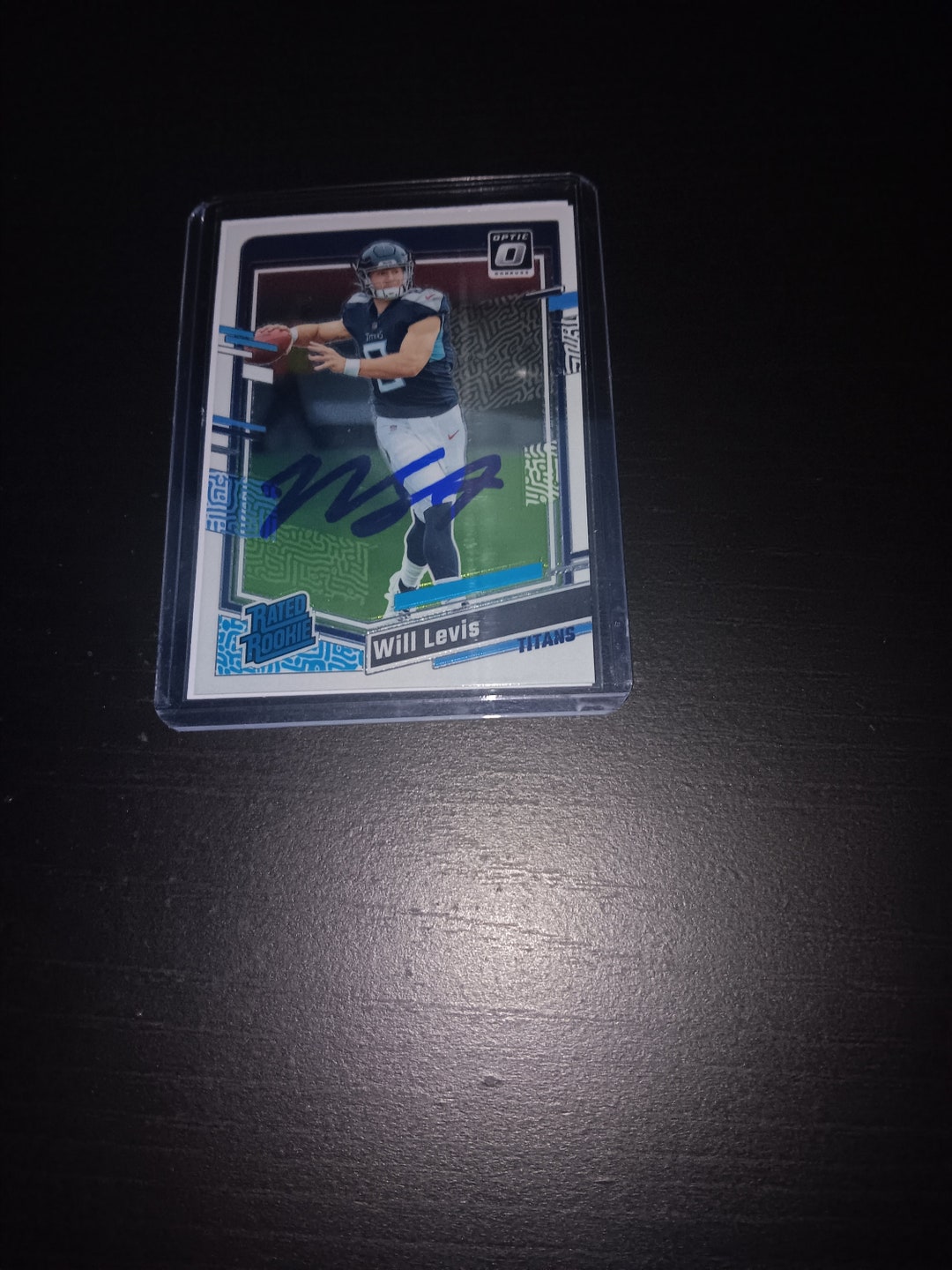 Will Levis Autographed Rookie Card With Coa - Etsy