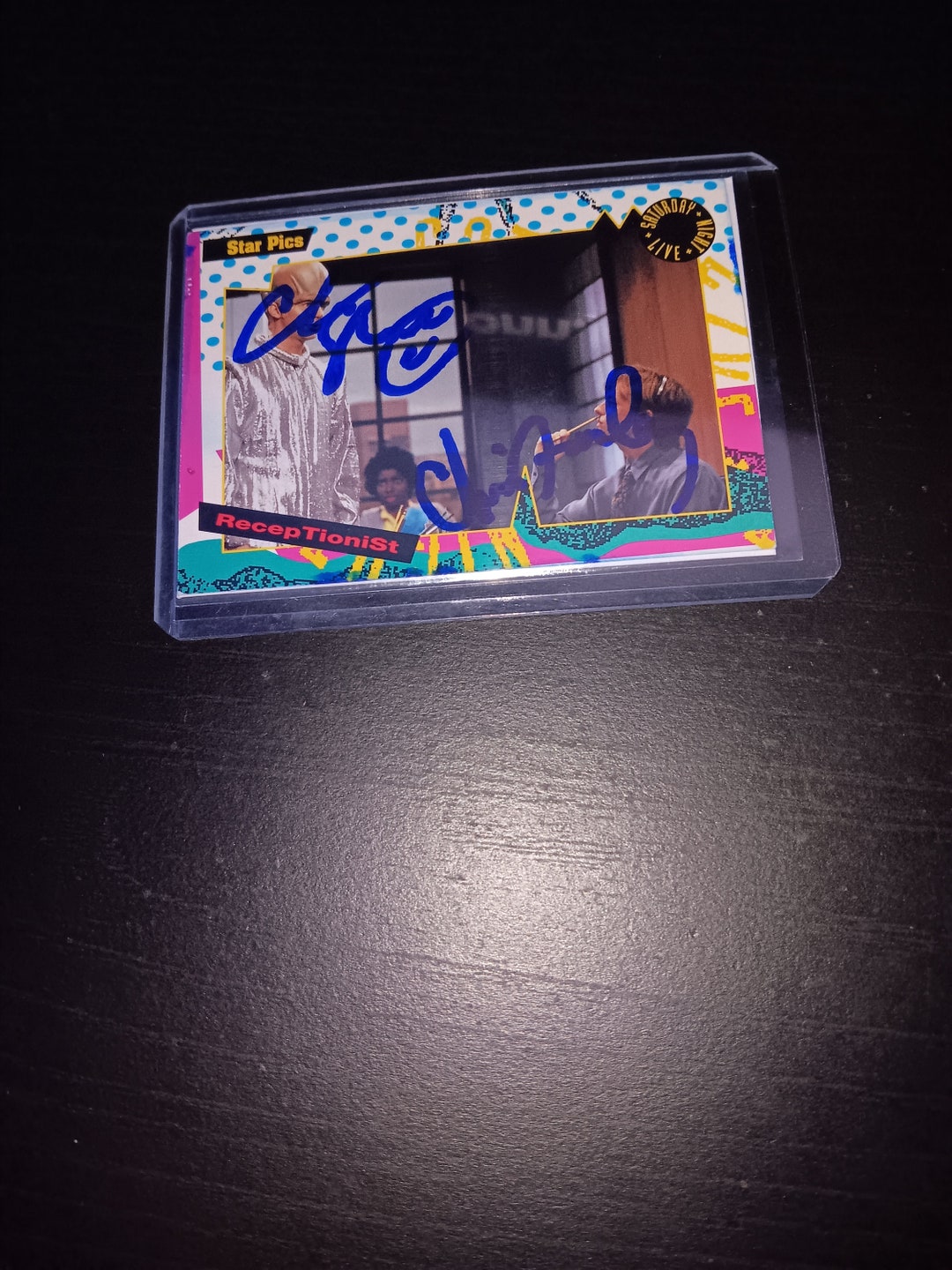 Chris Farley, Adam Sandler Autographed Card With Coa - Etsy