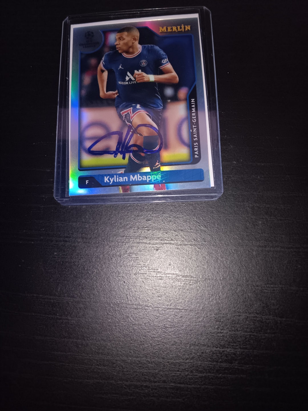 Kylian Mbappé Autographed Card With Coa - Etsy
