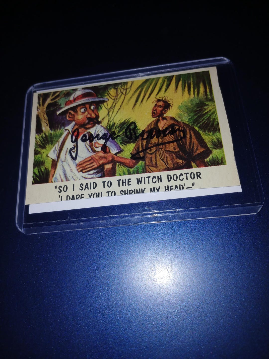 George Reeves, Superman Autographed Card With Coa - Etsy