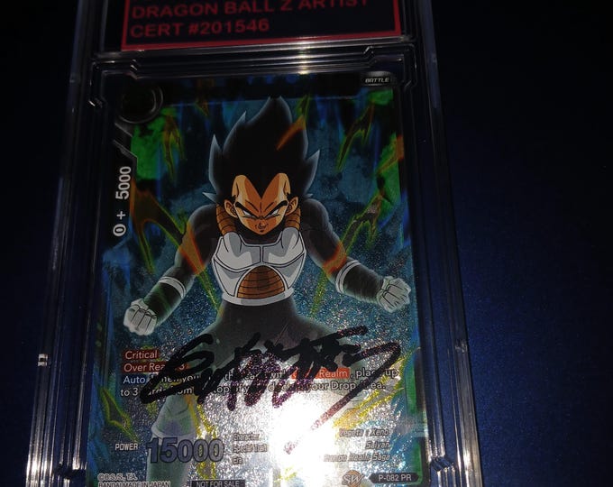 Akira Toriyama Autographed Dragon Ball Z Card With Coa - Etsy