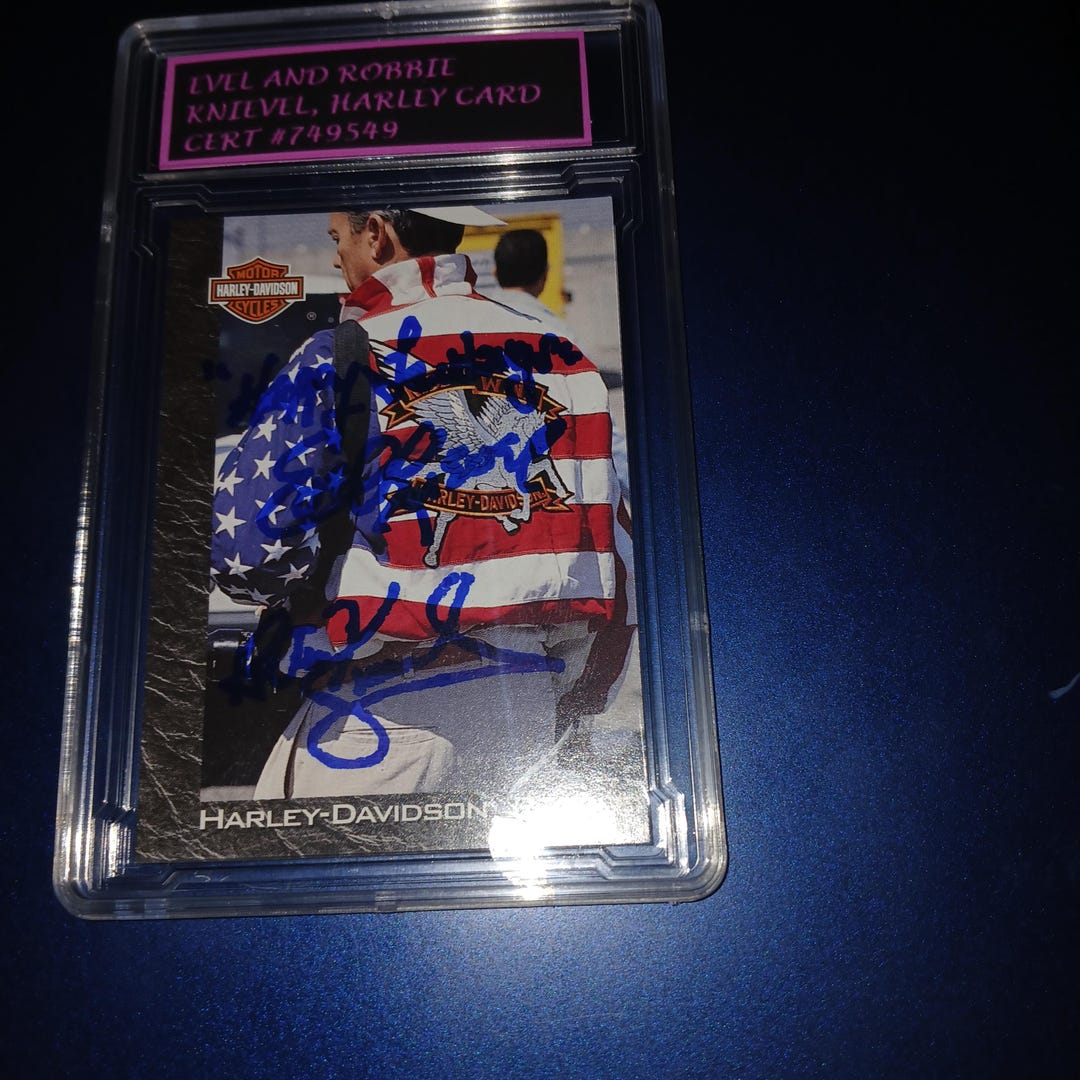 Evel Knievel, Robbie Knievel Autograph With Cert - Etsy