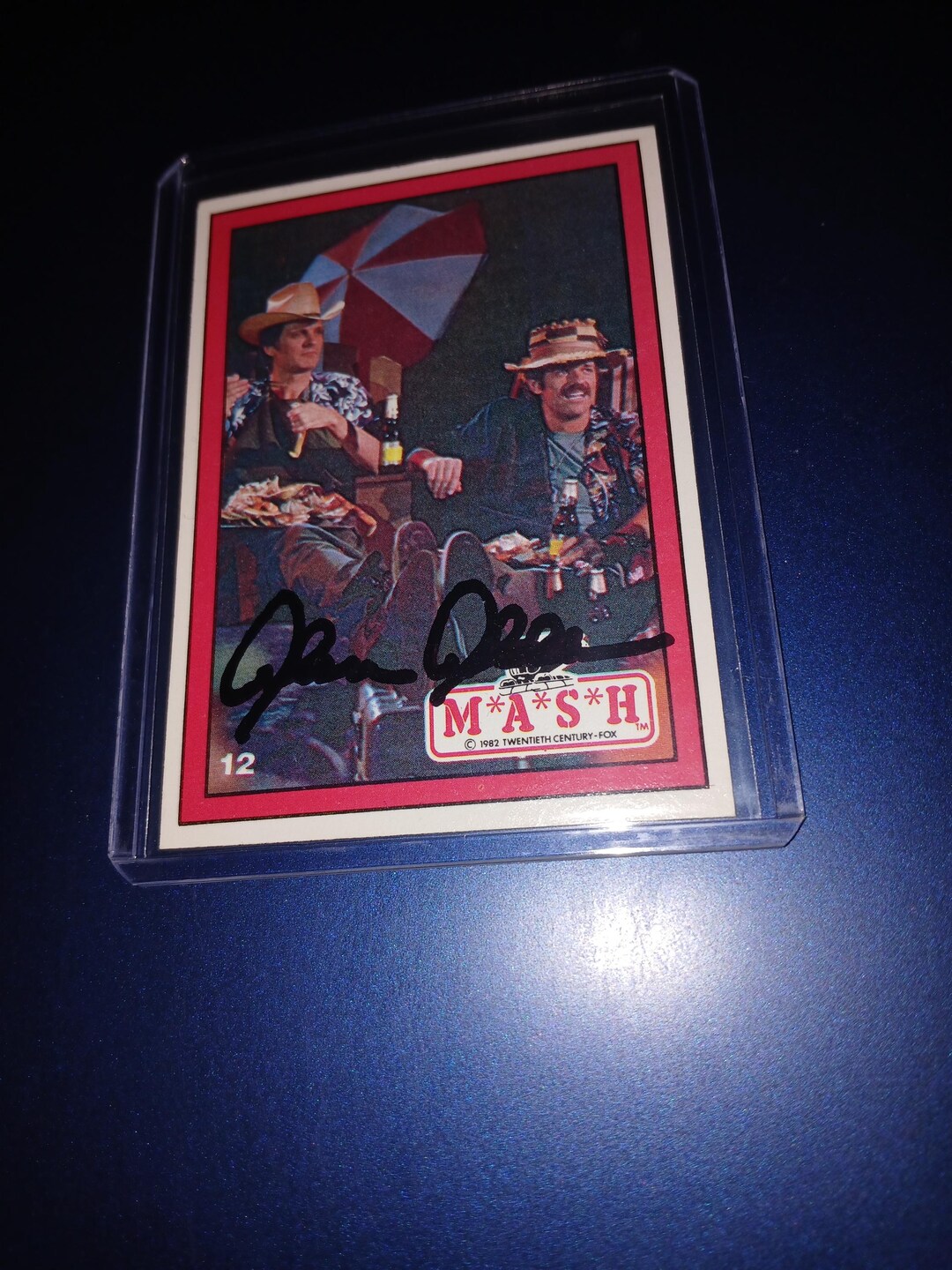 Alan Alda Autographed MASH Card With Coa - Etsy