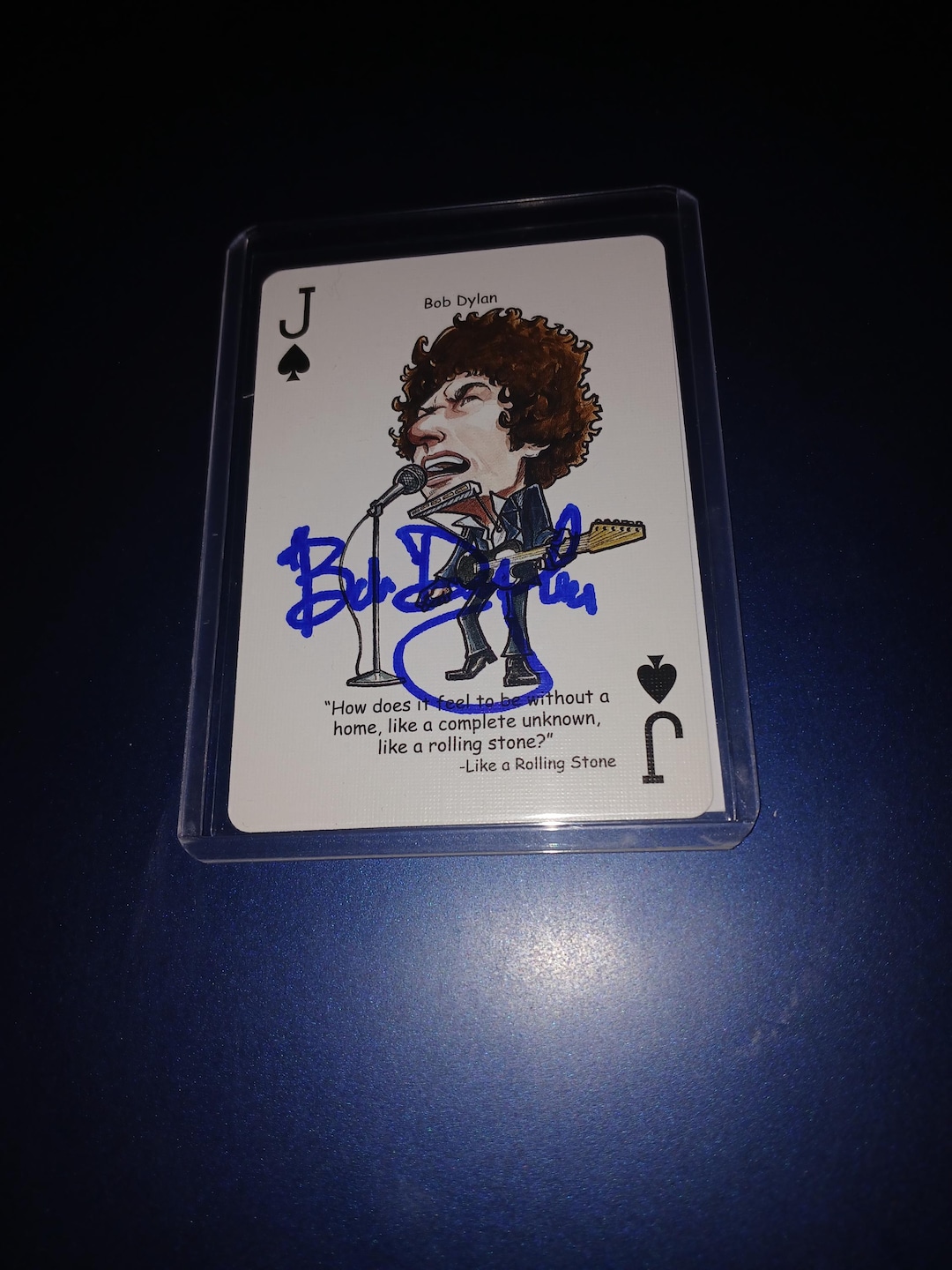 Bob Dylan Autographed Card With COA - Etsy