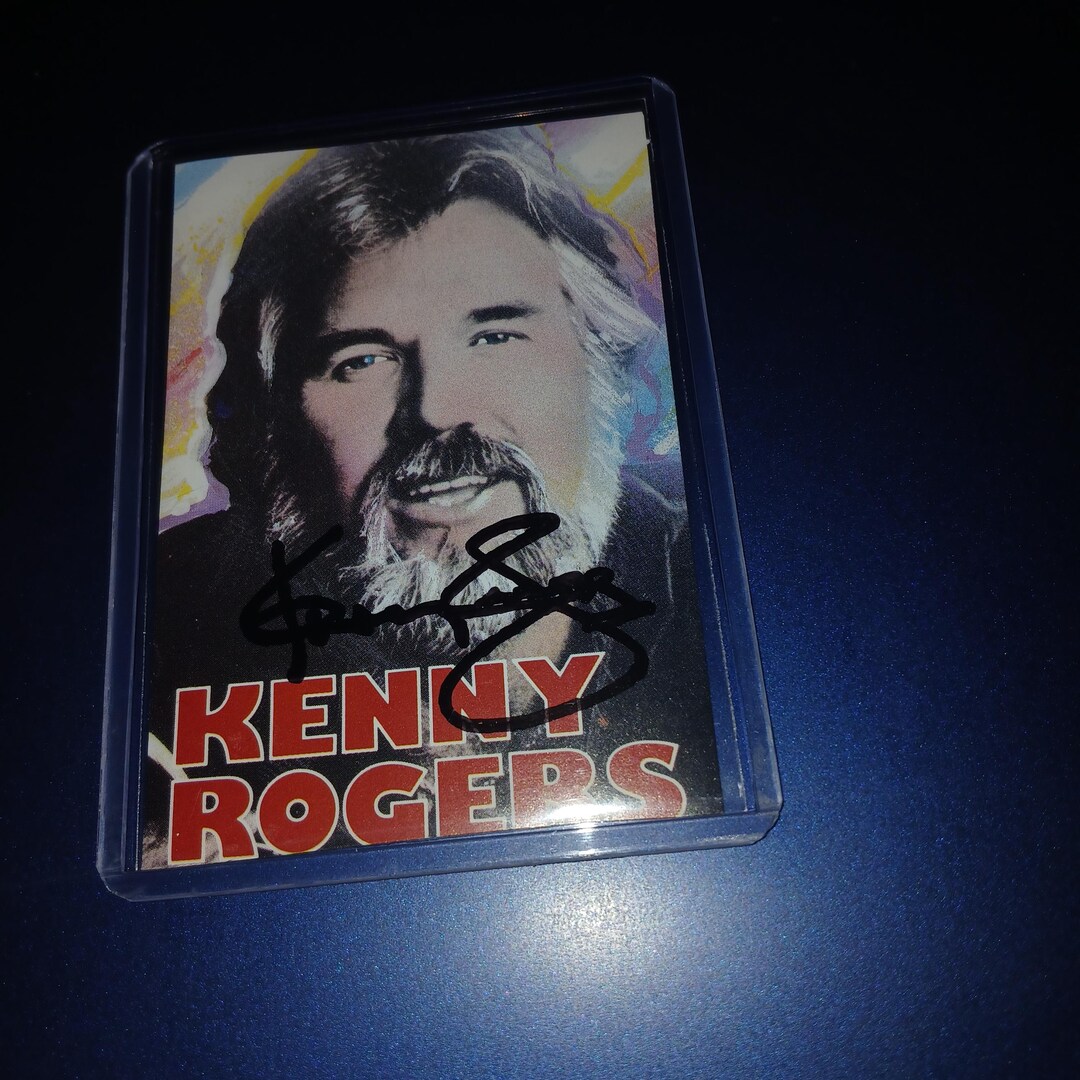 Kenny Rogers Autograph With Coa - Etsy