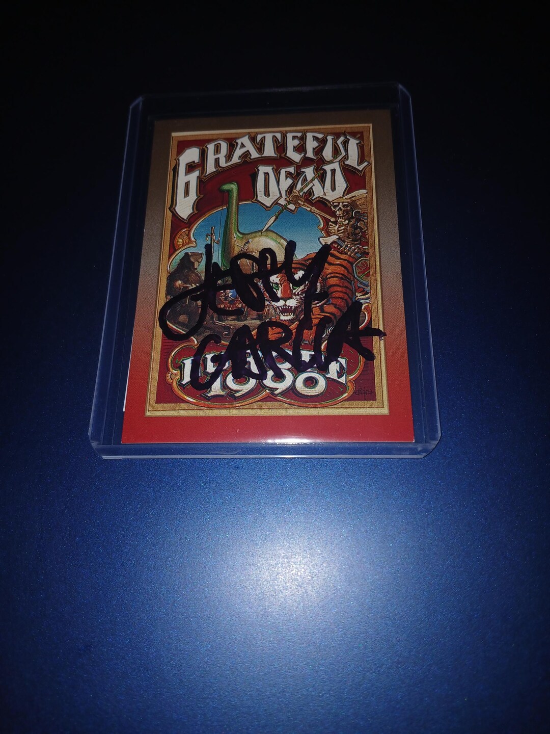 Jerry Garcia Autographed Card With Coa - Etsy