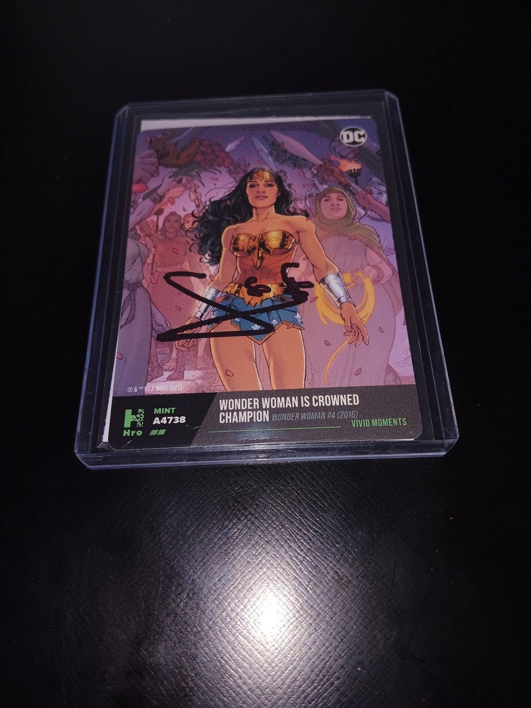 Gail Gadot Autographed Card With COA - Etsy
