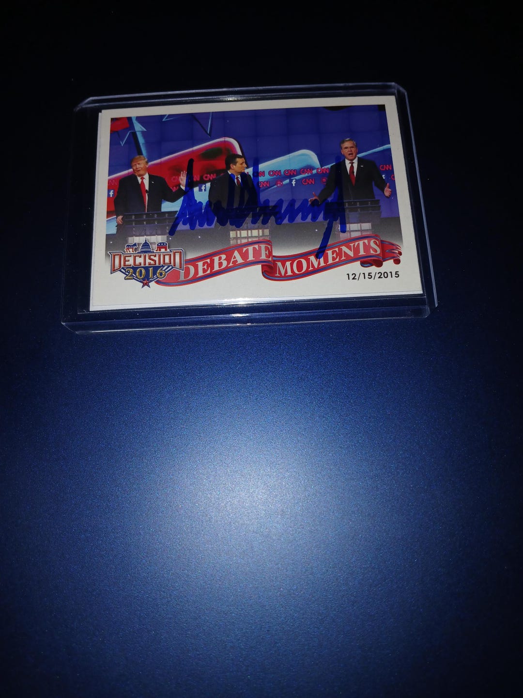Donald Trump Autographed Card With Coa - Etsy