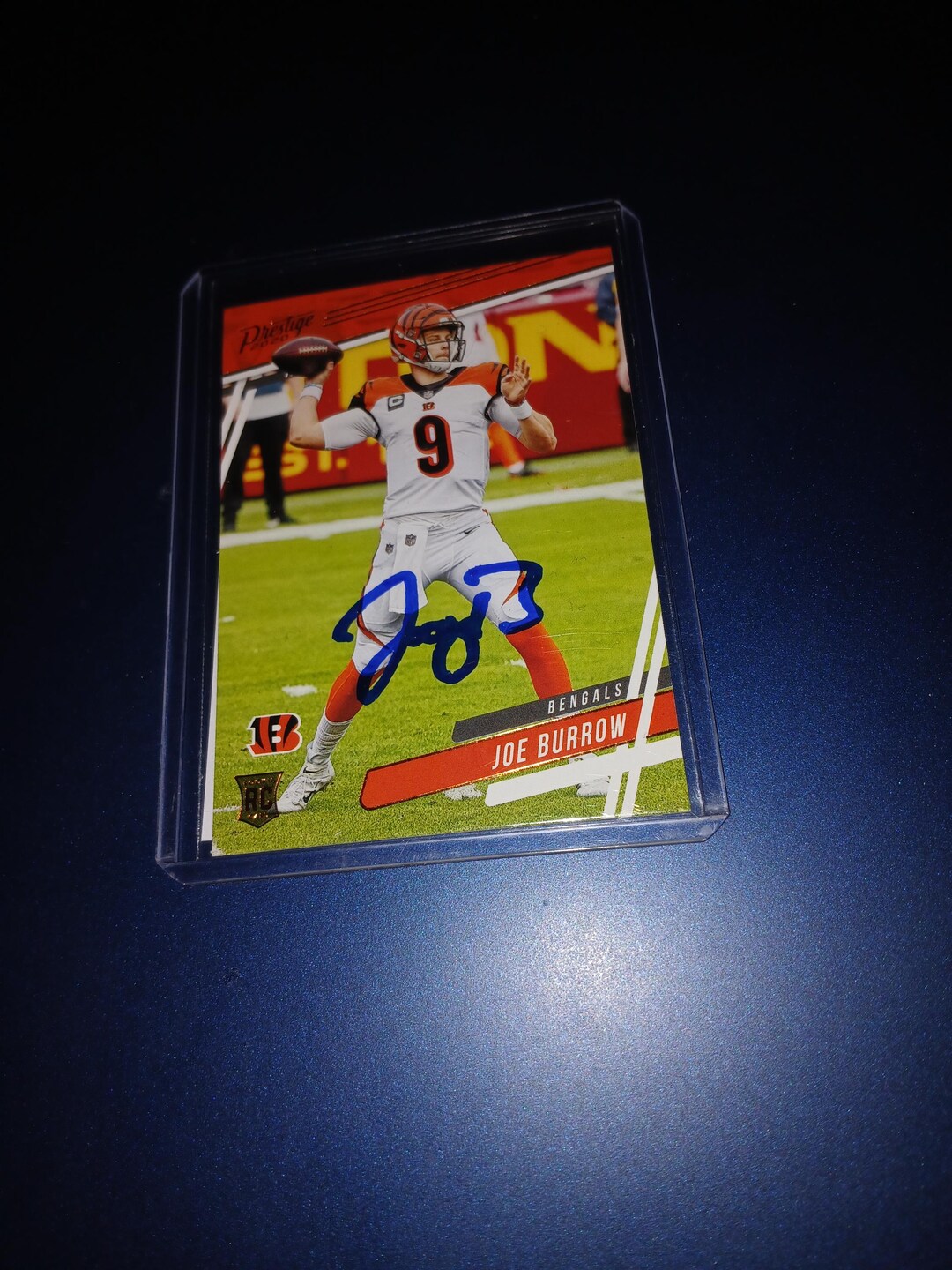 Joe Burrow Autograph Rookie Card With Coa - Etsy