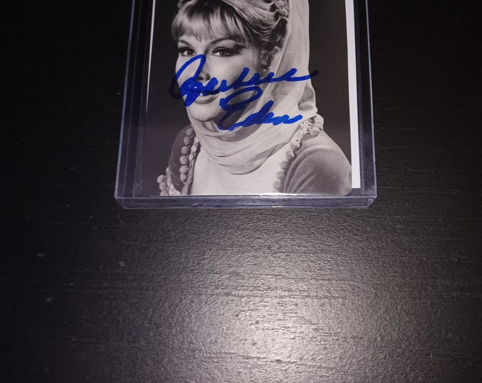 Barbara Eden Autographed Card With Cert - Etsy