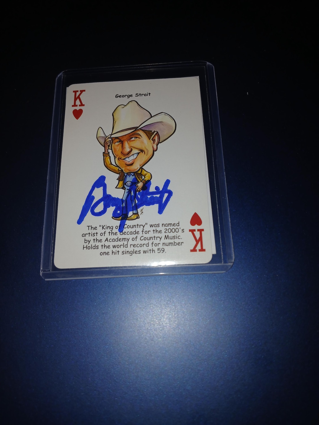 George Strait Autograph With COA - Etsy