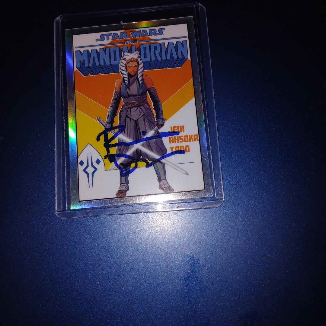 Rosario Dawson Autographed Star Wars Card With Coa - Etsy