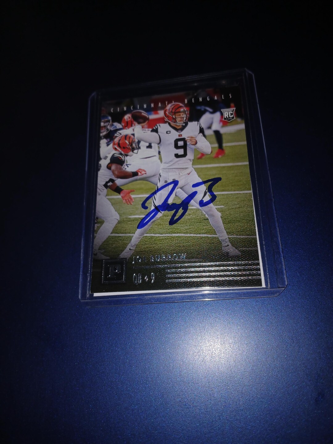 Joe Burrow Autograph Rookie Card With Coa - Etsy