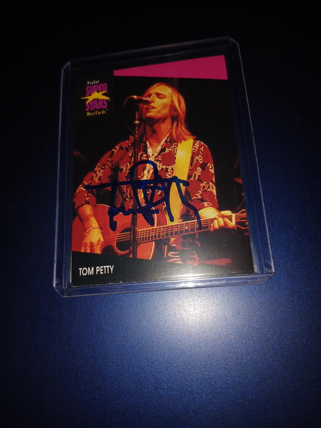 Tom Petty Autographed Card With Coa - Etsy