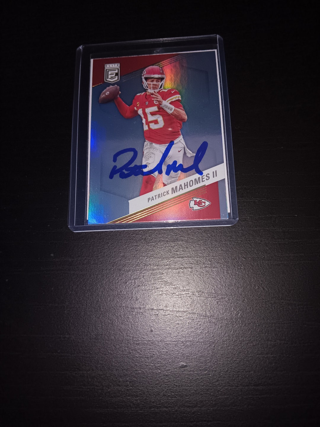 Patrick Mahomes Autographed Hellboy Card With COA - Etsy