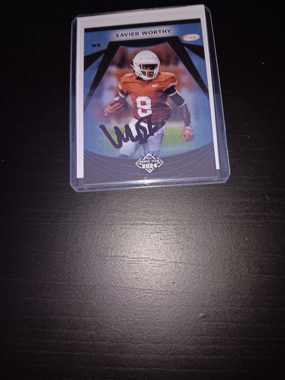 Xavier Worthy Autographed Rookie Card With Coa - Etsy