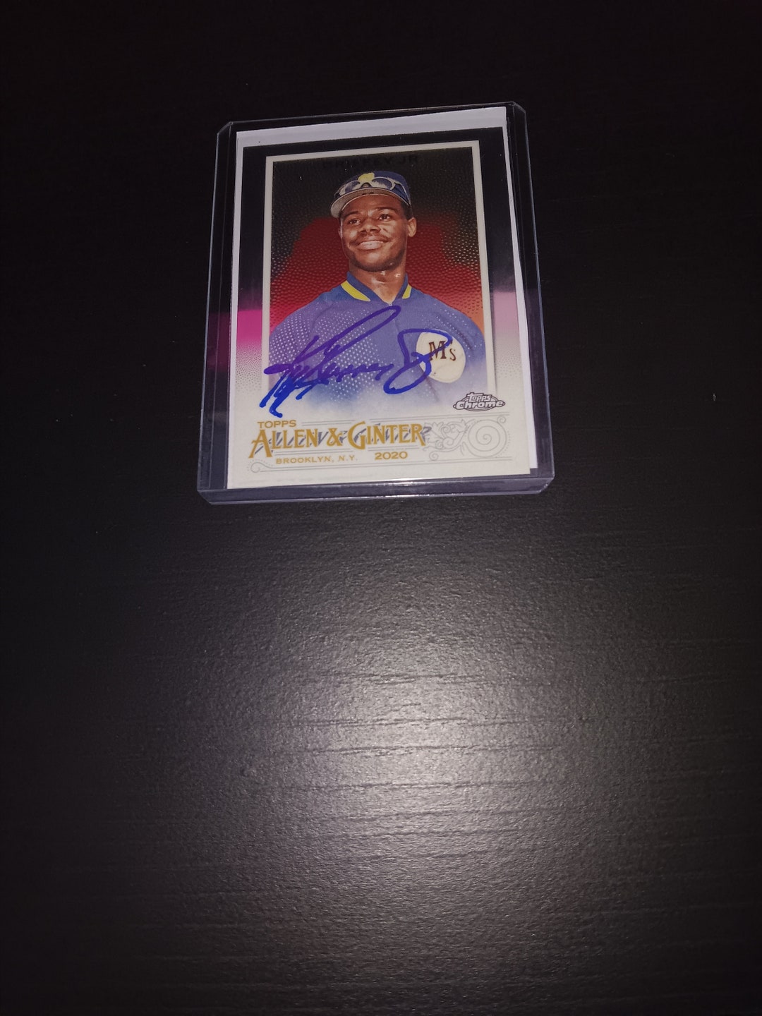 Ken Griffey Jr Autographed Card With Coa - Etsy
