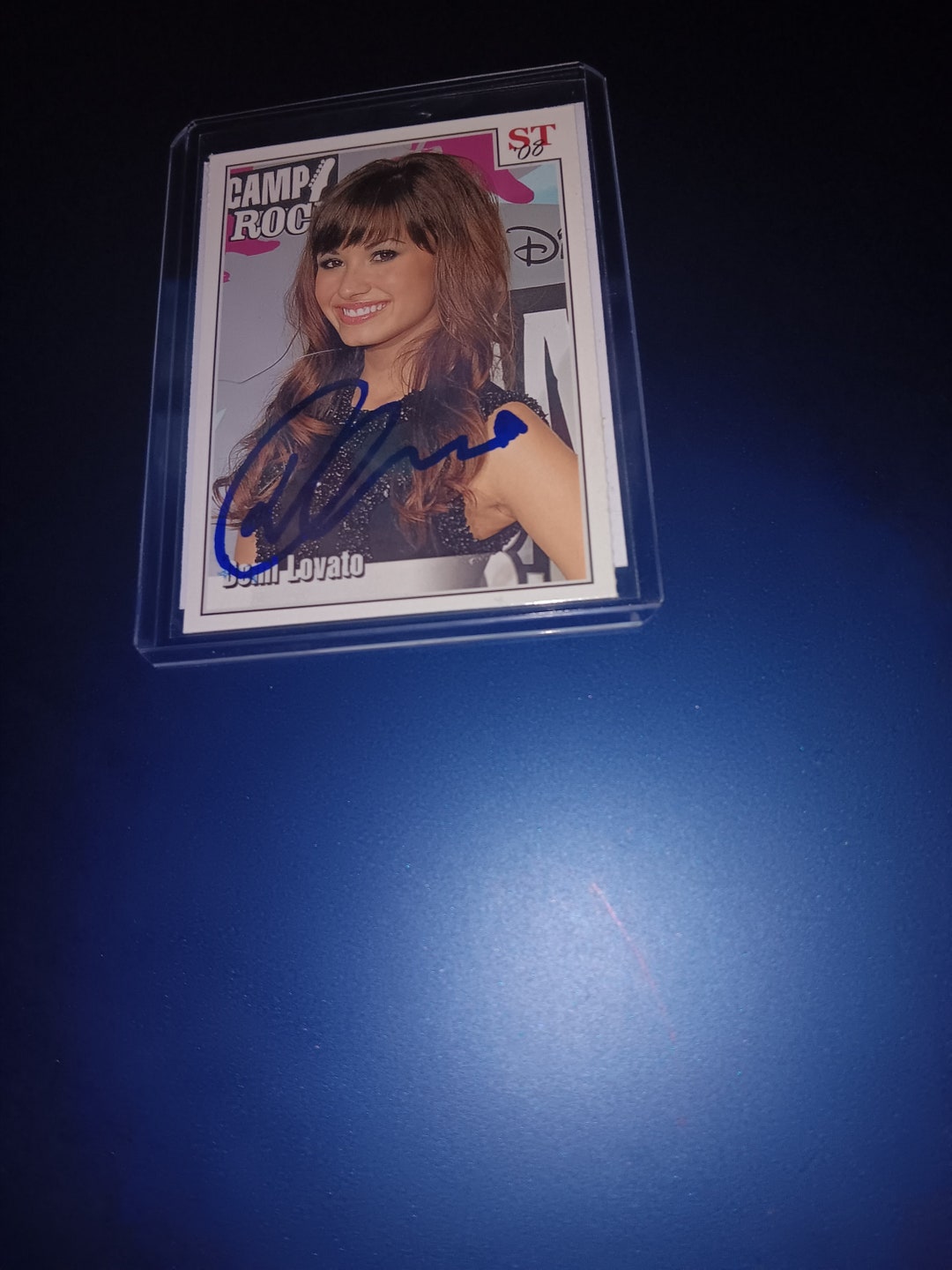 Demi Lovato Autographed Card With Coa - Etsy