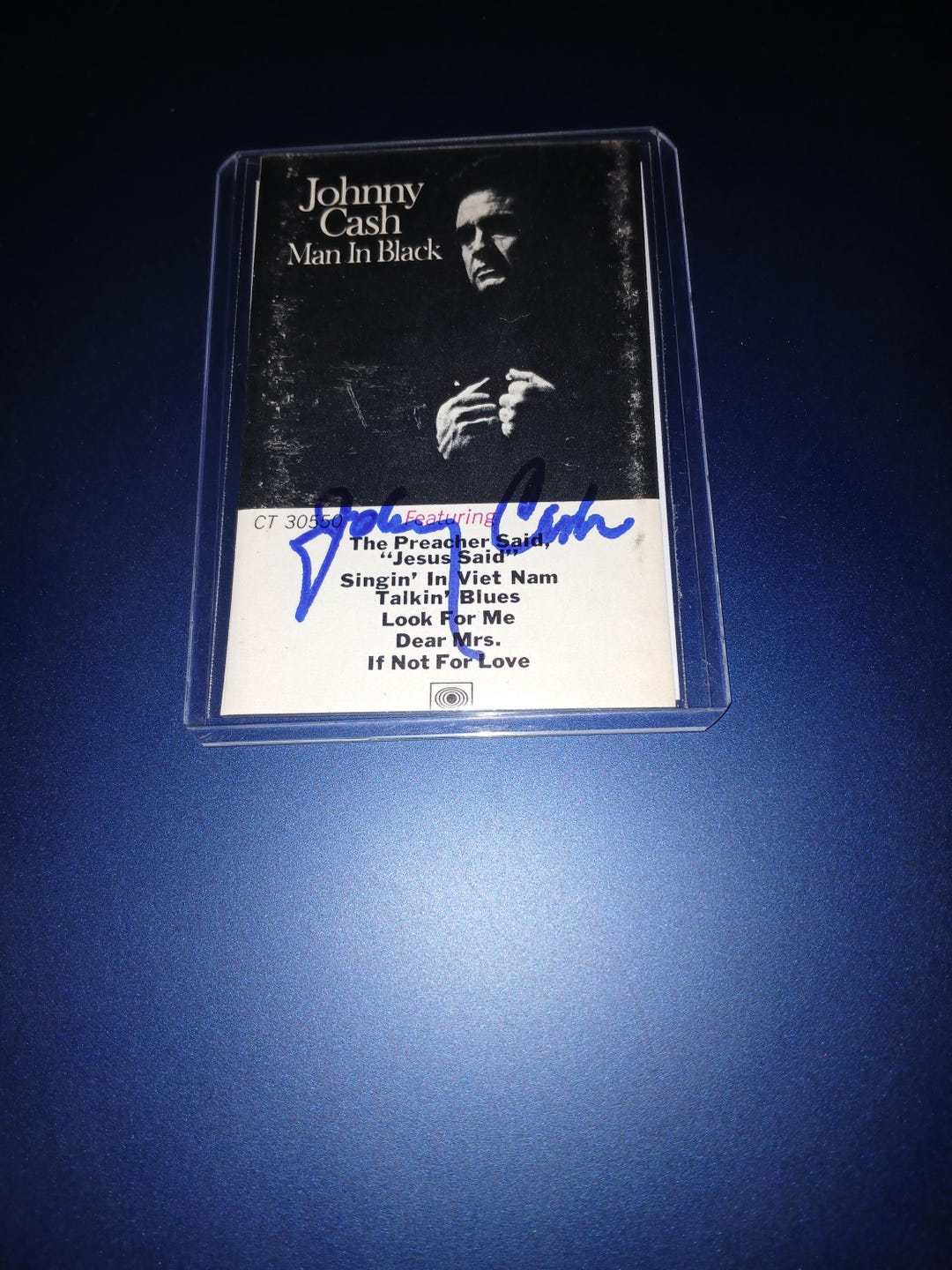 Johnny Cash Autograph With Coa - Etsy