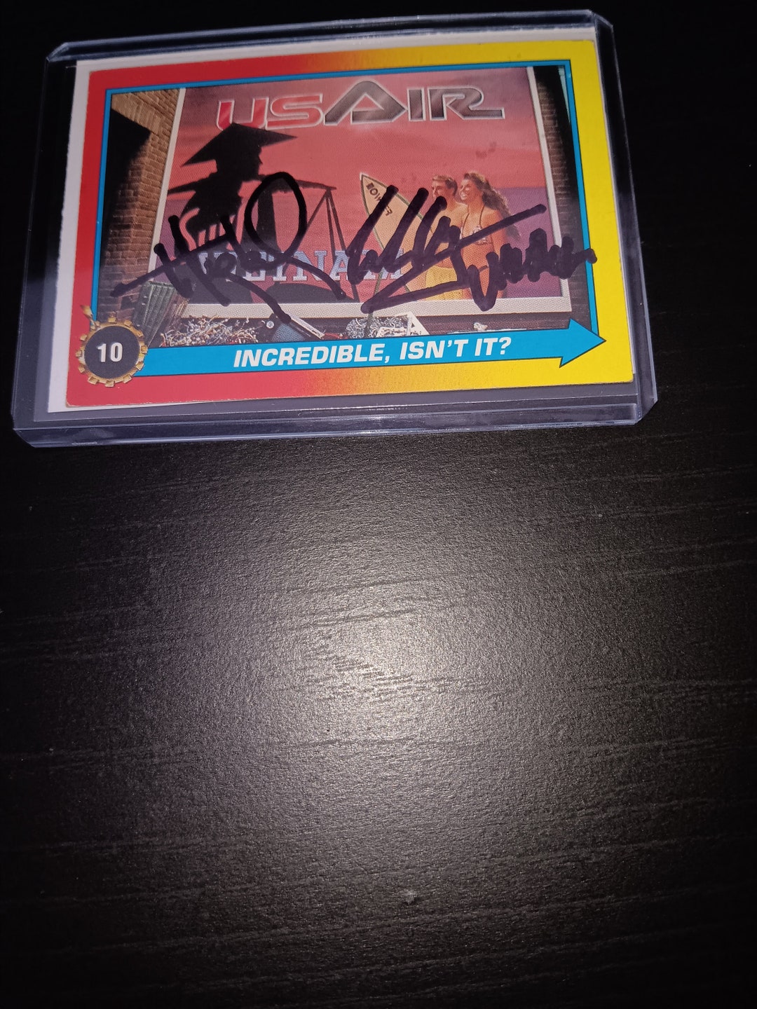 Huey Lewis, Eddie Van Halen Autographed Card With Coa - Etsy
