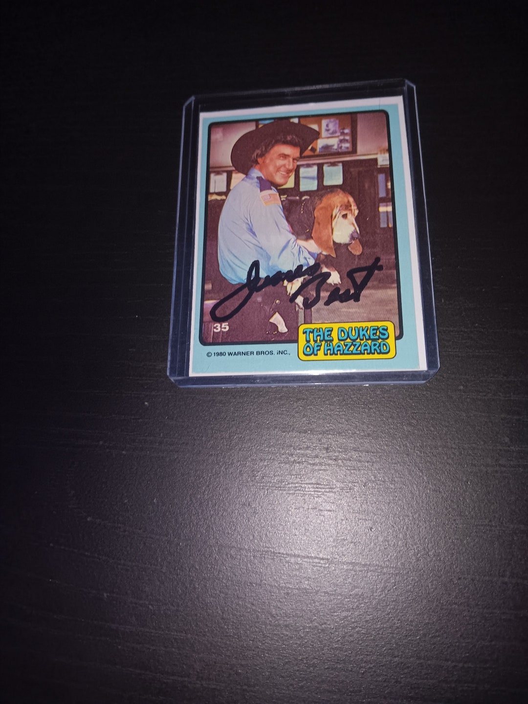 James Best Autographed Dukes of Hazard Card With Coa - Etsy