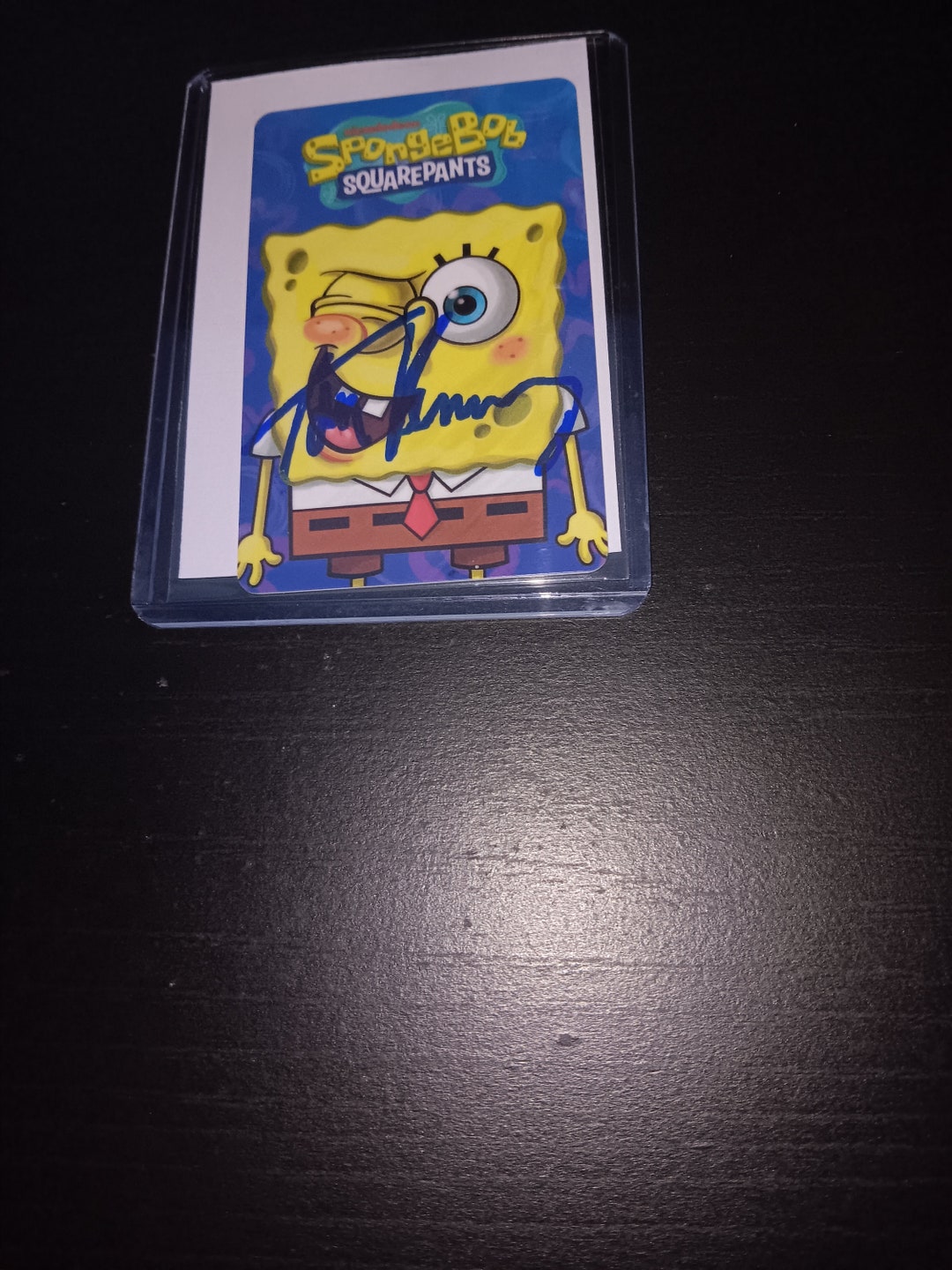 Tom Kennedy Autographed Spongebob Card With Coa - Etsy