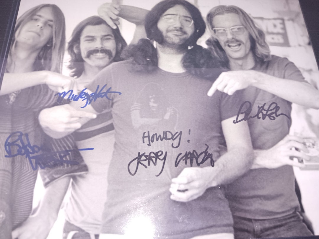 Jerry Garcia, Phil Lesh, Bob Weir Autographed Promo With Coa ...