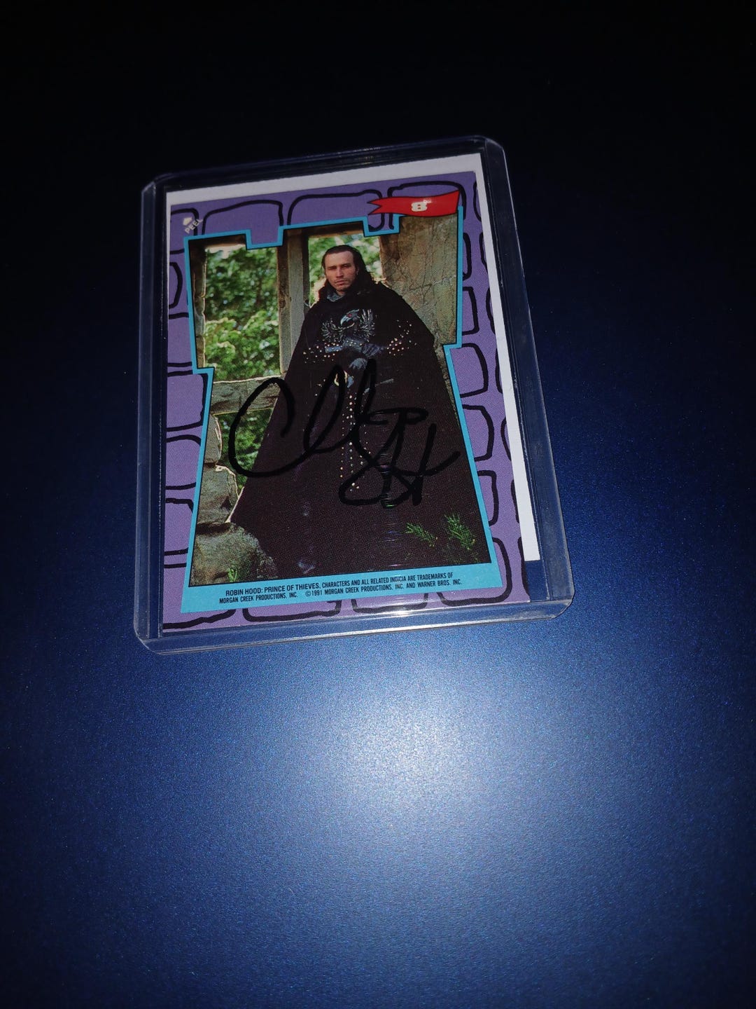 Christian Slater Autographed Robin Hood Card With Cert - Etsy