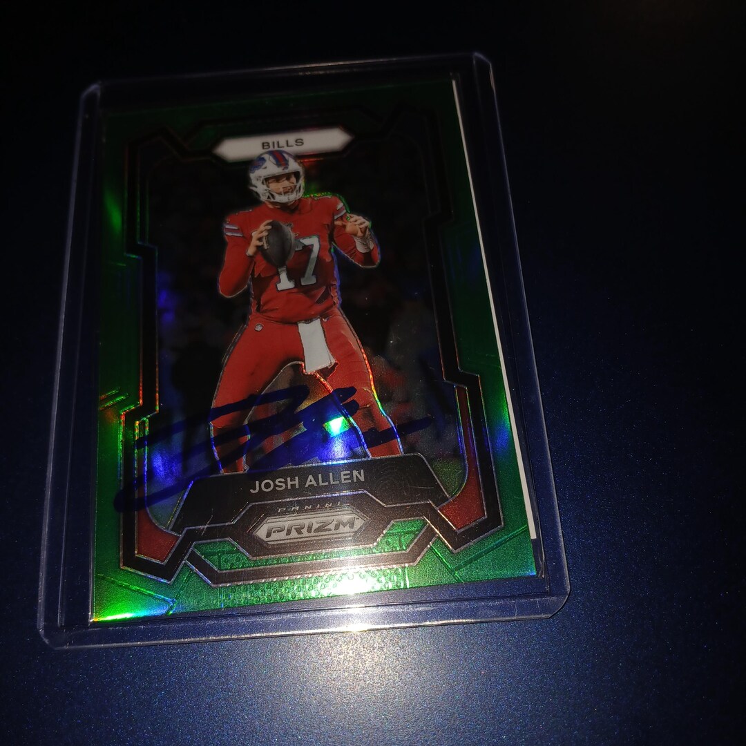 Josh Allen Autographed Card With Cert - Etsy