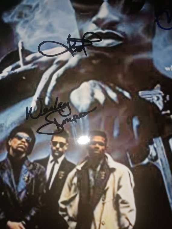 New Jack City Signed Movie Film Script Screenplay X10 Autograph Wesley ...