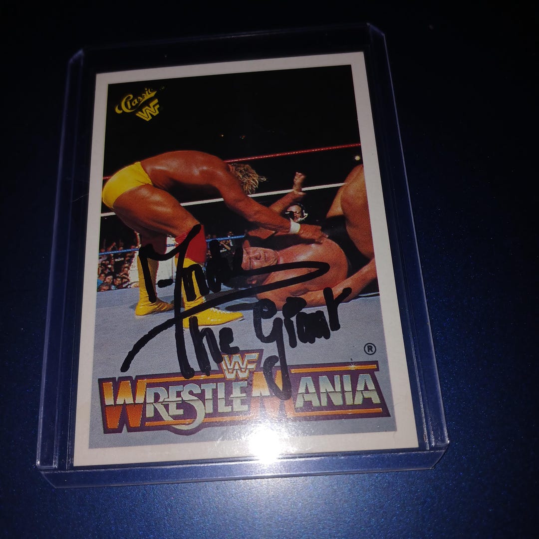 Andre the Giant Autographed Card With Cert - Etsy