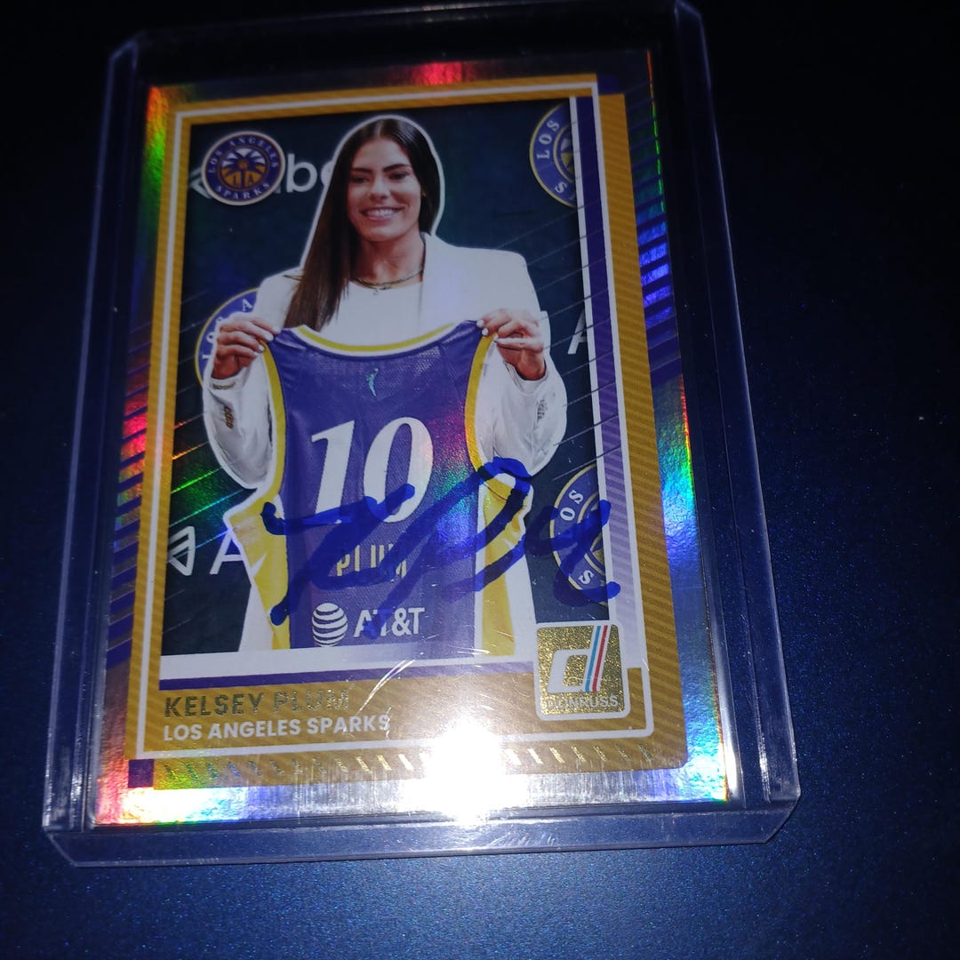 Kelsey Plum Autographed Card With Cert - Etsy
