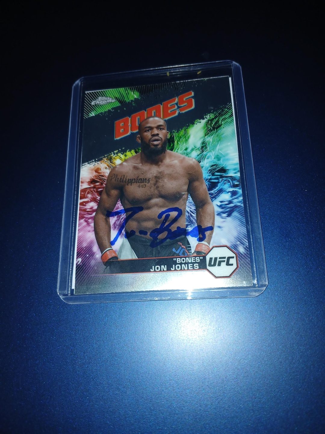 Jon Jones Autographed Card With Coa - Etsy