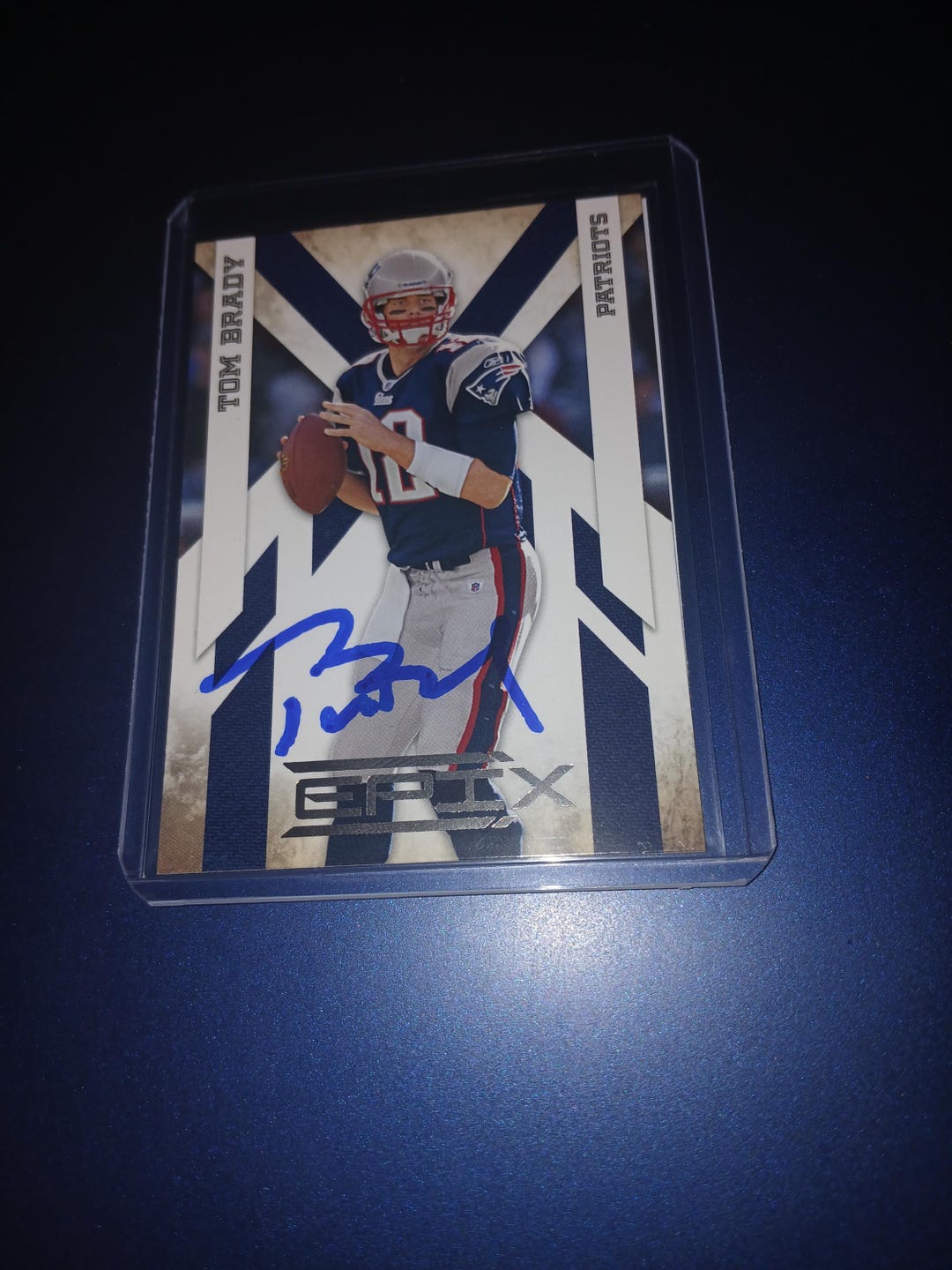 Tom Brady Autographed Card With Coa - Etsy