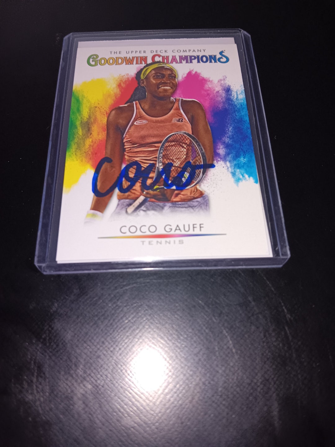Coco Gauff Autographed Card With Coa - Etsy