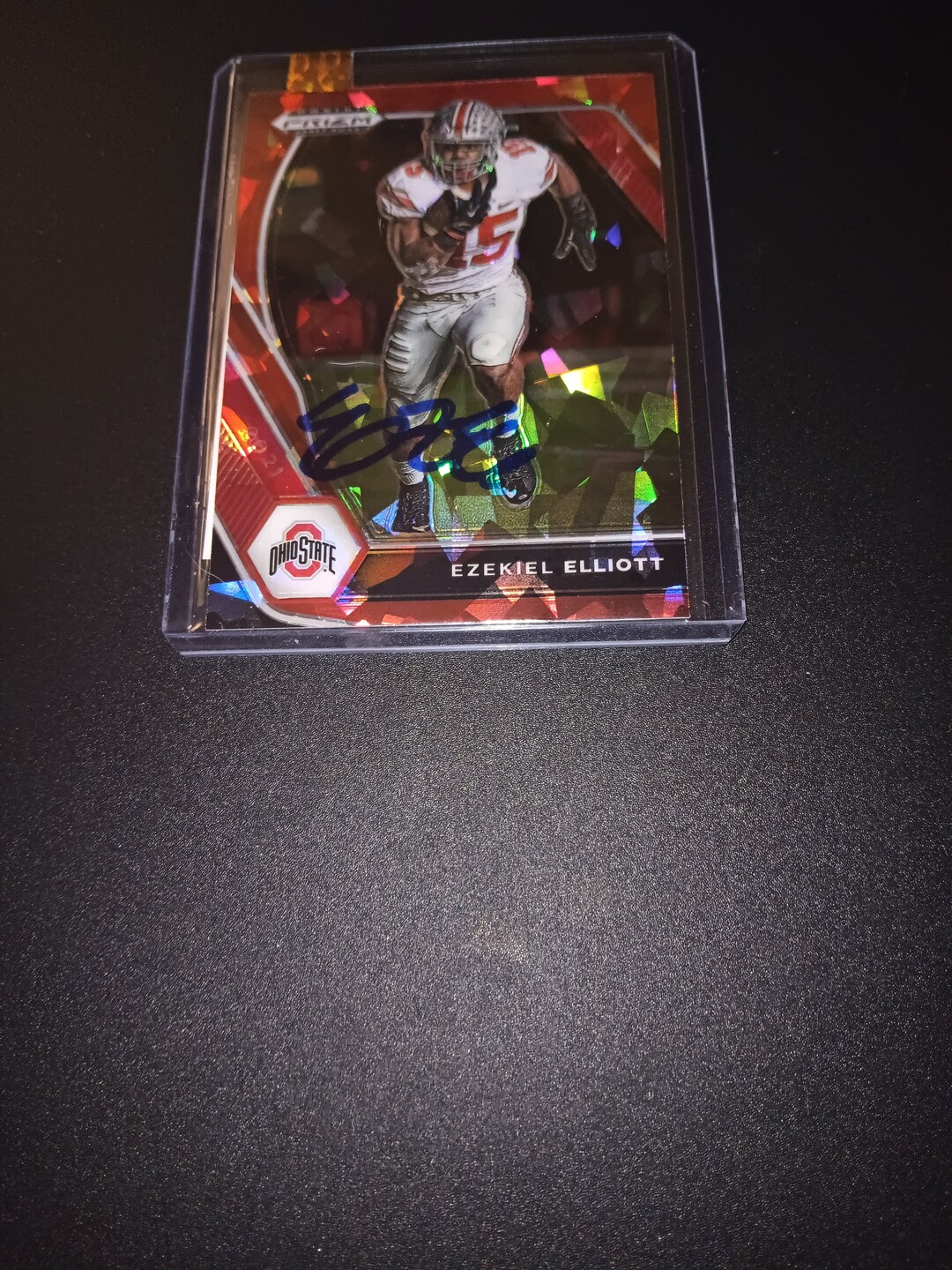 Ezekiel Elliott Autographed Rookie Card With COA - Etsy