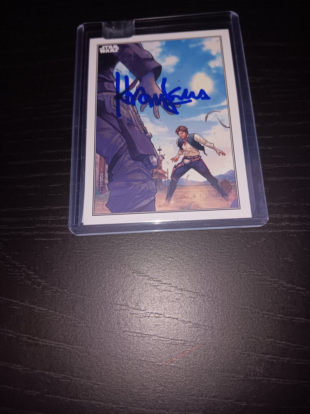Harrison Ford Autographed Card With Coa - Etsy