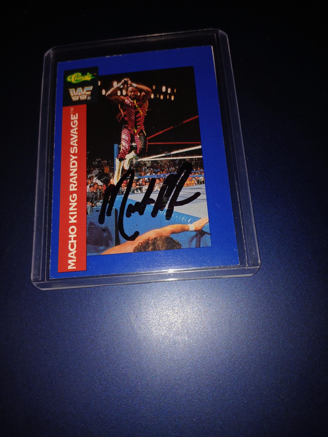 Macho Man Randy Savage Autographed Card With Coa - Etsy