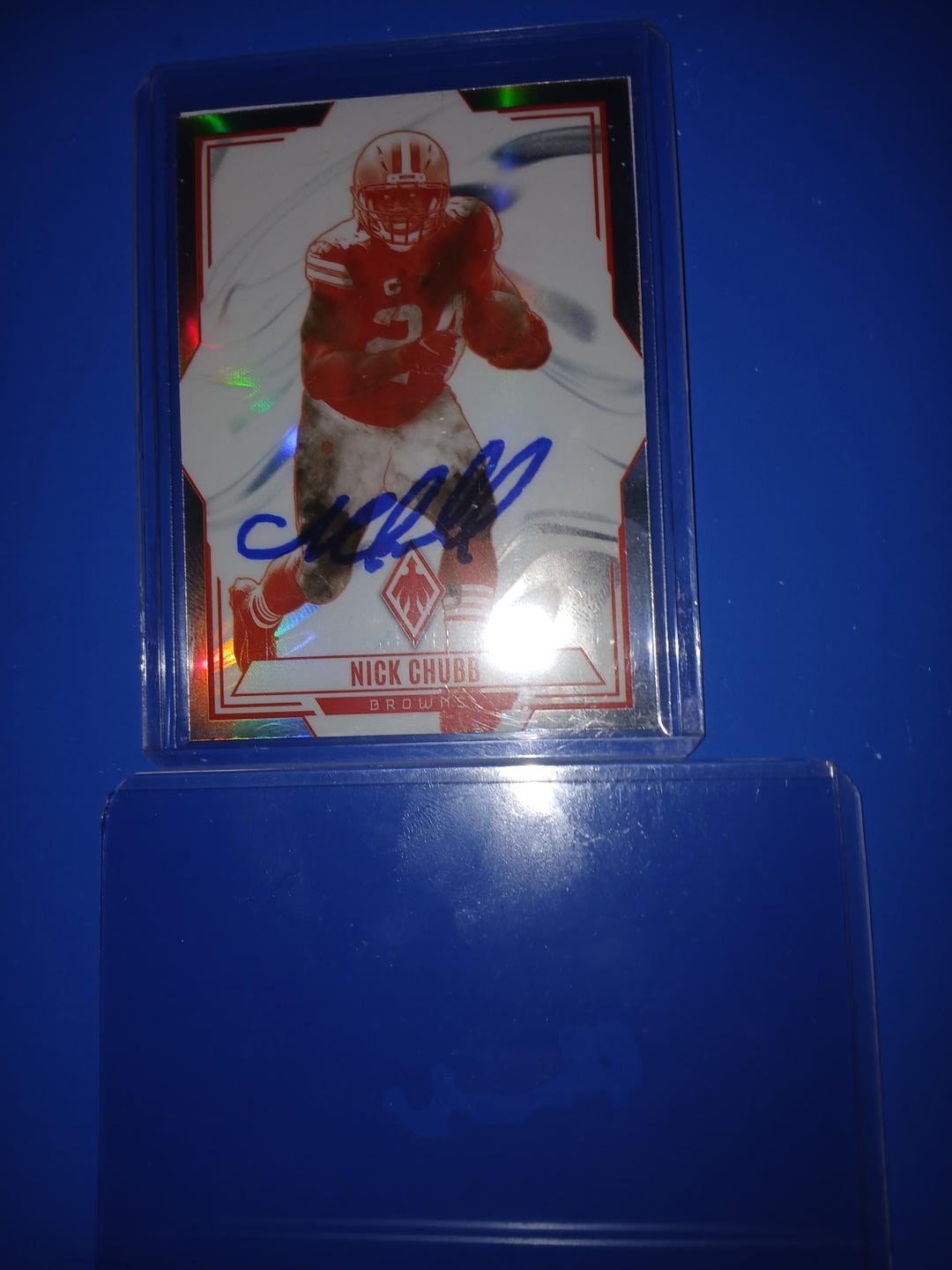 Nick Chubb Autographed Card With Coa - Etsy