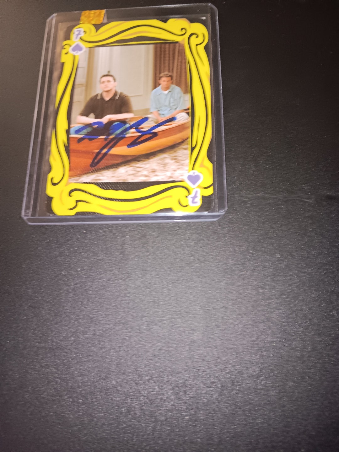 Matthew Perry Autographed Card With Coa - Etsy