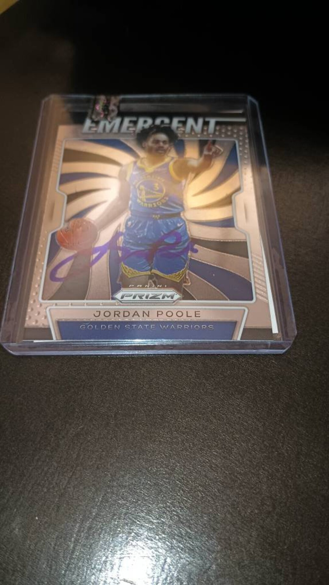 Jordan Poole Autographed Rookie Card With Coa - Etsy